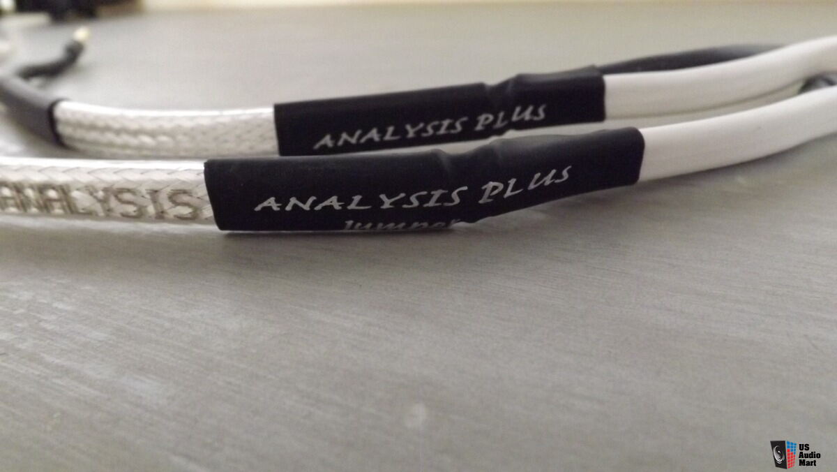 Analysis Plus - Silver Oval Jumper Cable Photo #4103554 - US Audio Mart