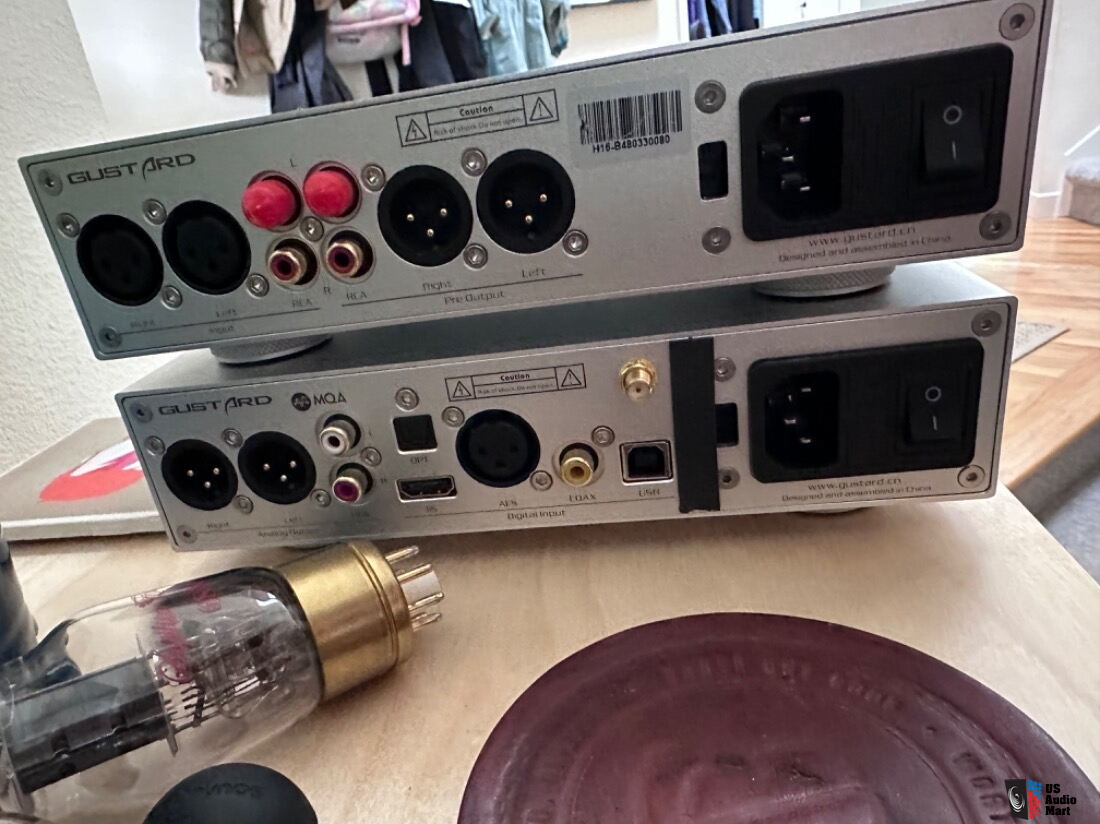 Gustard X16 and H16 DAC/Preamp/Headphone amp remote and boxes Photo ...