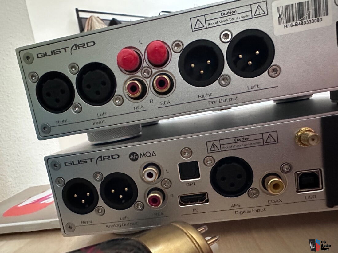 Gustard X16 and H16 DAC/Preamp/Headphone amp remote and boxes Photo ...