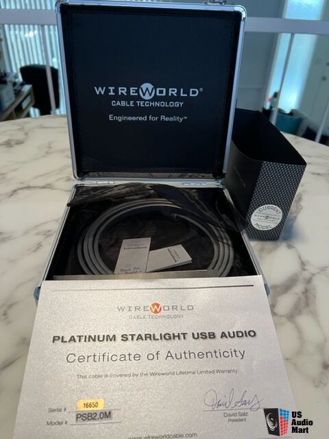 Wireworld Platinum Starlight 7 USB2.0 A-B 2 Meter Length Photo #4107673 ...