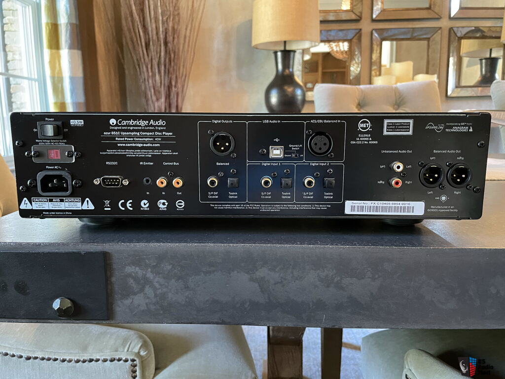 Cambridge Azur 851C CD Player/DAC & Preamplifier Photo #4108417 - UK ...