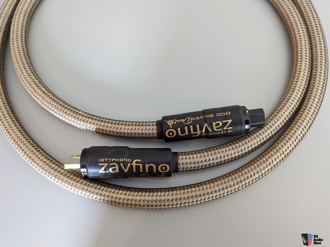 ZAVFINO OCC Silver Dart Graphene Power Cord - 15A - 1.5 Meter Photo ...