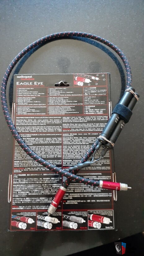 AudioQuest Eagle Eye Digital Coax 1 Meter 100% Silver Conductors Photo ...