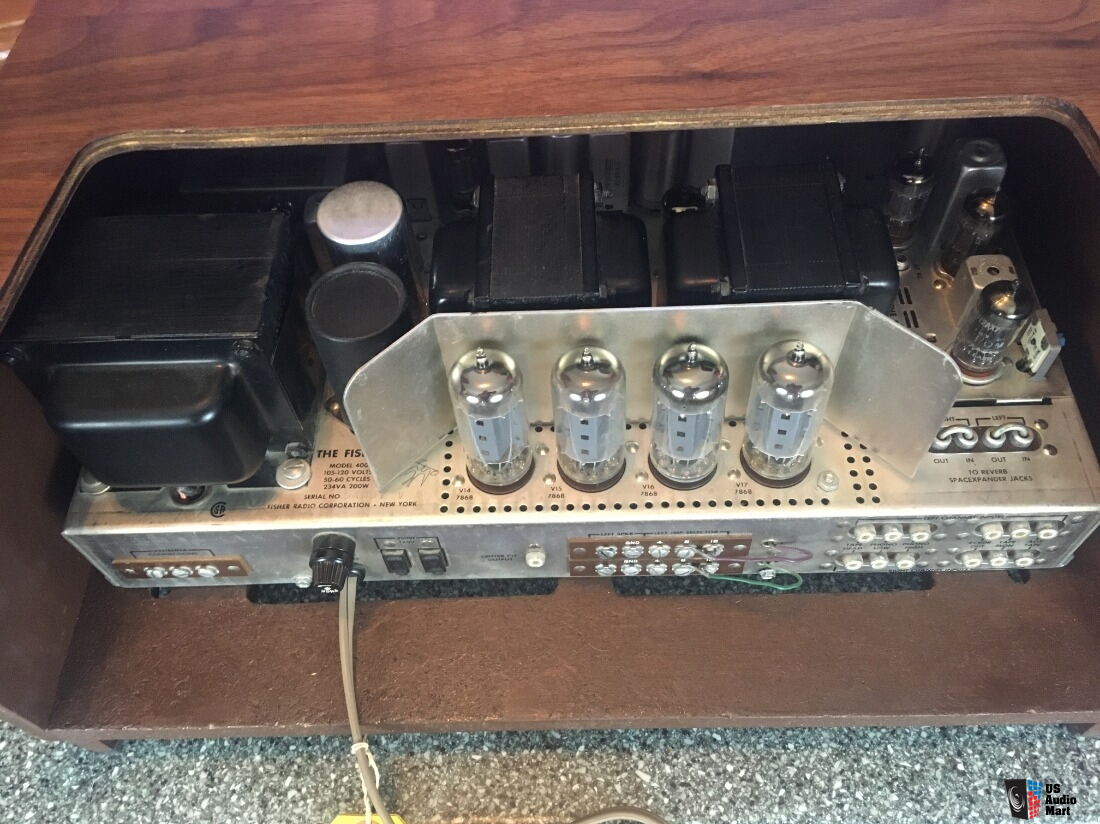 Fisher 400 Stunning Ex.Condi. Wood Case Westinghouse 7868, EFB Mod ...