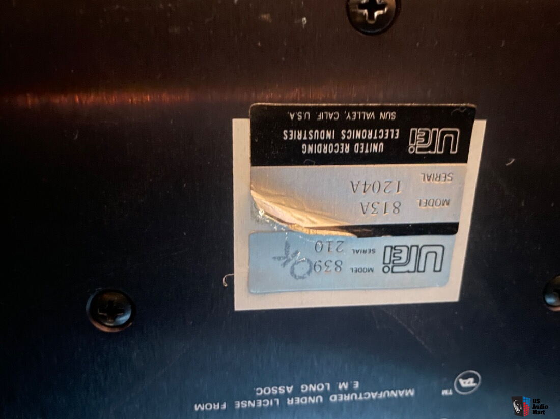 UREI 813a studio monitors, consecutive serial number pair, local Los ...