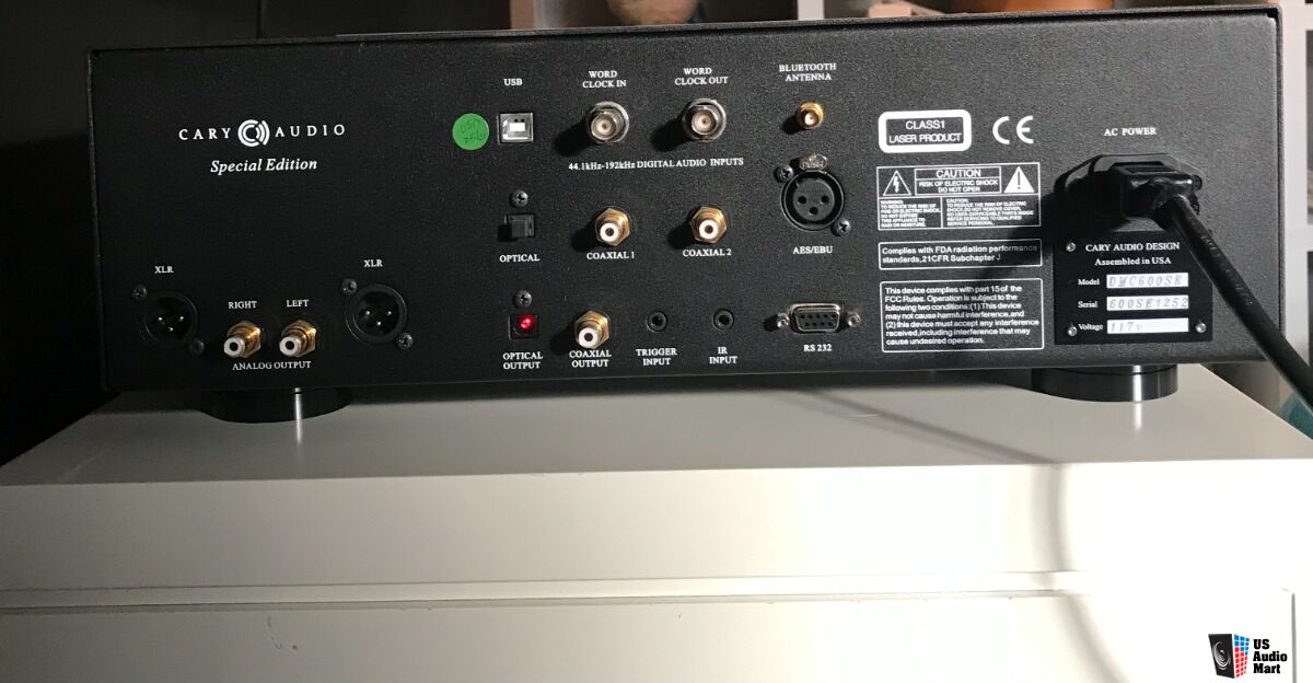 Cary Audio DMC-600SE Digital Music Center CD Player DAC Photo #4116109 ...