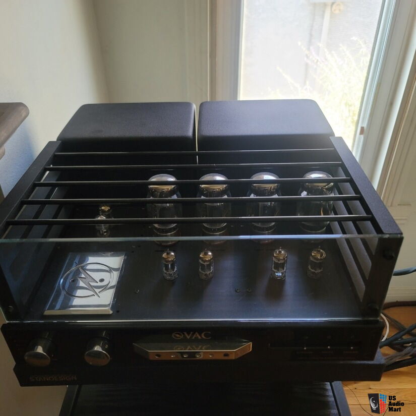 VAC 170I IQ tube monoblock amps with optional balanced and glass cage ...