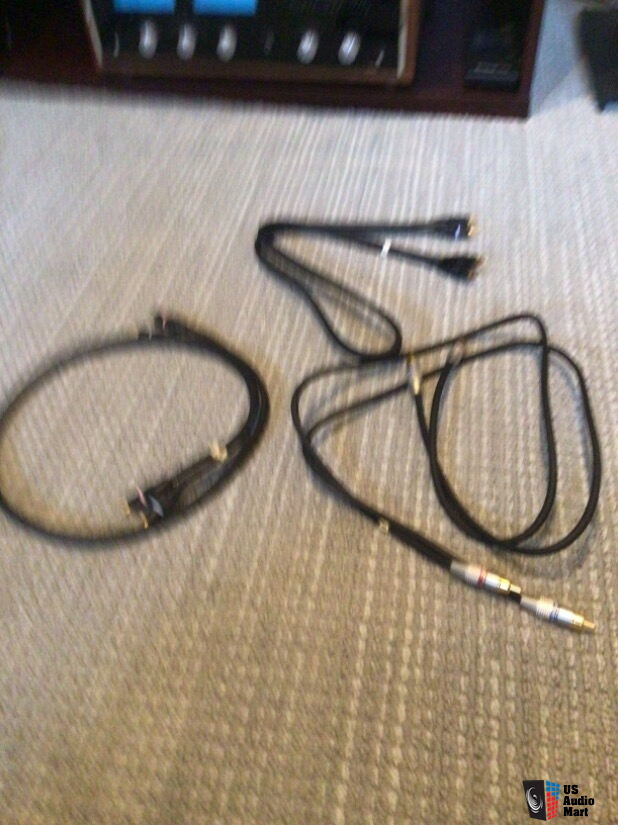 3 Pairs 1 Meter Monster Interconnects 2 pair Interlink 200 & 1 pair CD ...