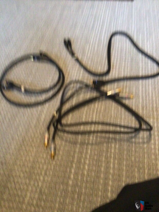 3 Pairs 1 Meter Monster Interconnects 2 pair Interlink 200 & 1 pair CD ...