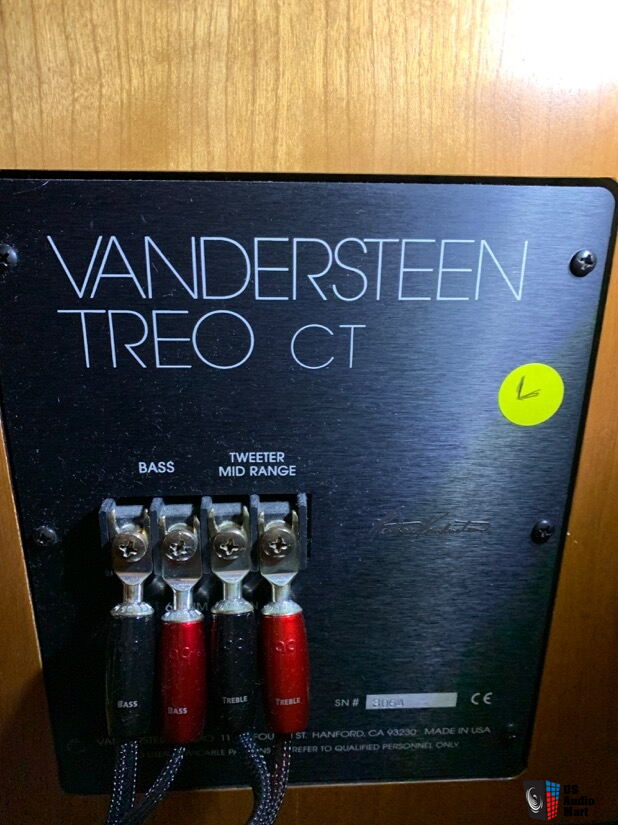 Vandersteen Treo CT Cherry/Gray SALE PENDING Photo #4123579 - US Audio Mart