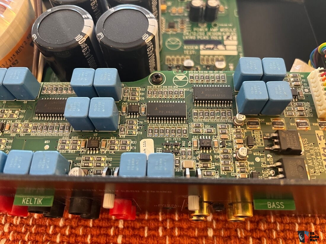 Linn LK140 Stereo Power Amplifier with Keltik Active card - Bass ...