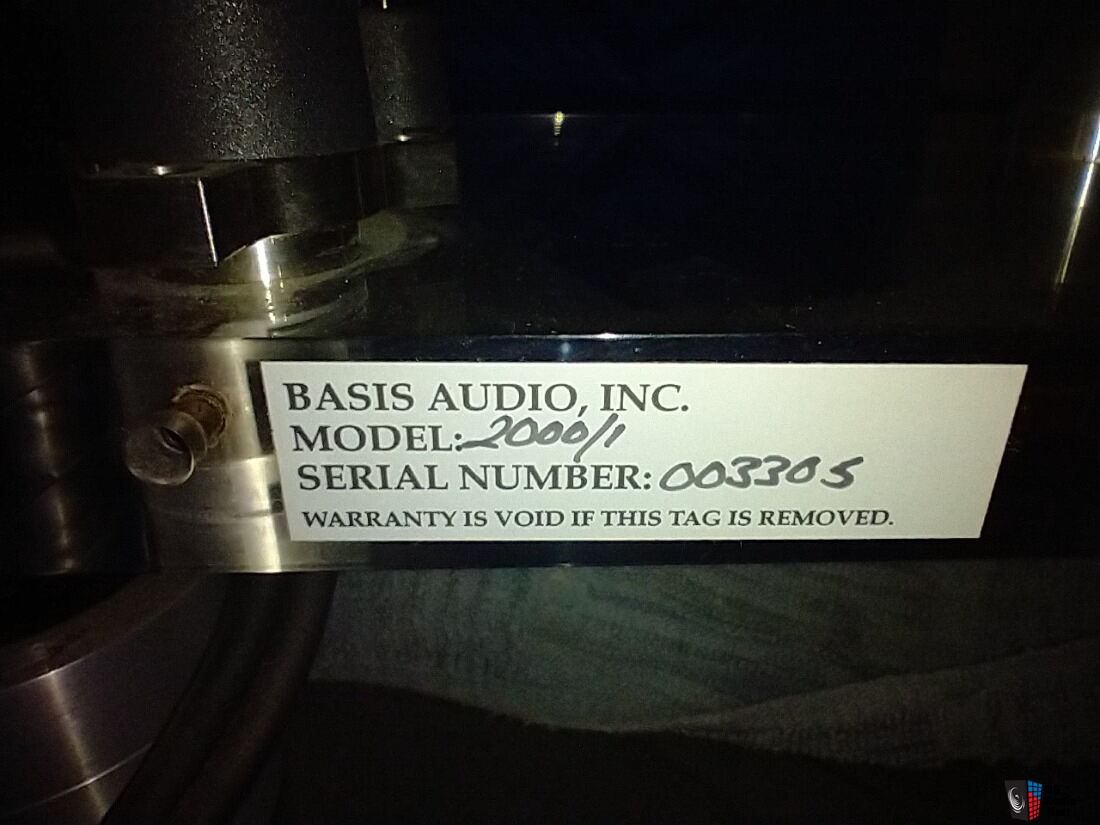Basis Audio 2000/2001 Turntable with Suspension/Reflex Clamp + Rega ...