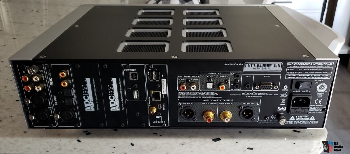 NAD Masters Series M12 Direct Digital Stereo Preamp/DAC (New!) Photo ...