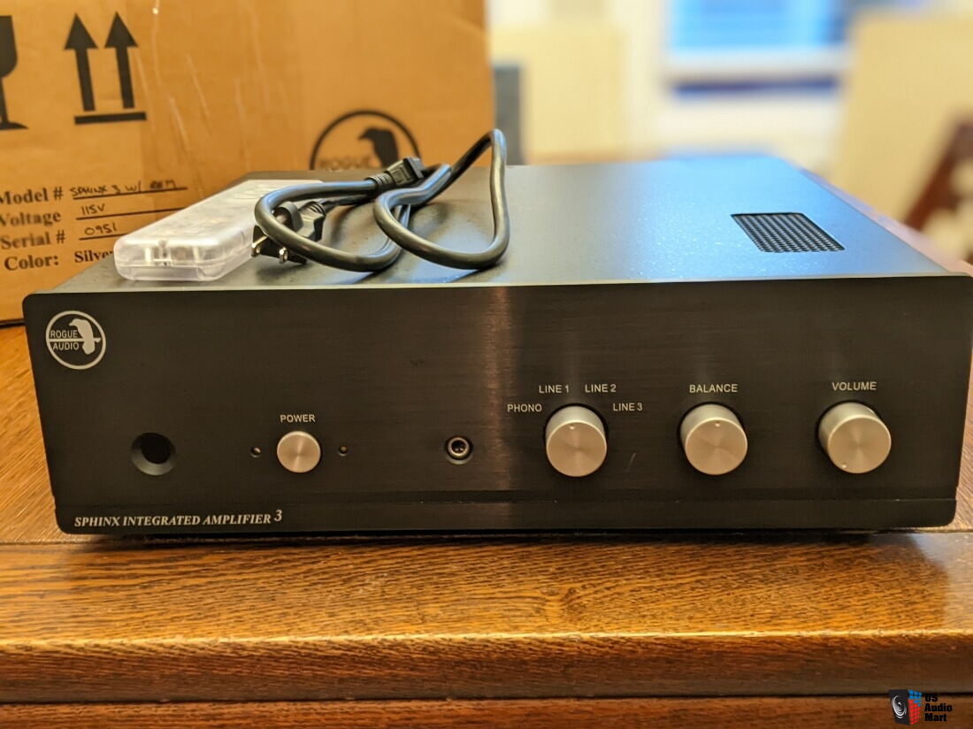 Rogue Sphinx V3 - Black w/remote & HT Bypass Photo #4129516 - US Audio Mart