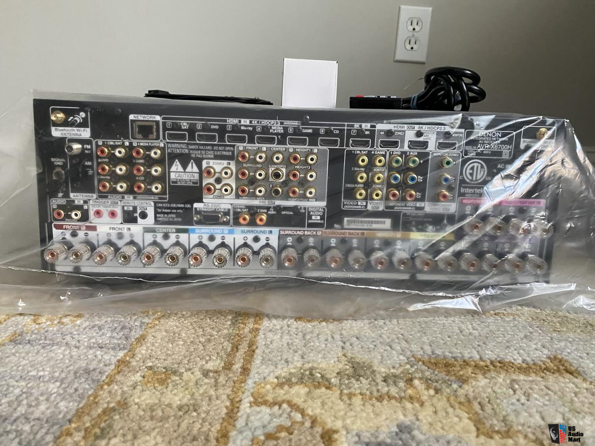 Denon AVR-X6700H refurbished and repaired with optional rack mount kit ...