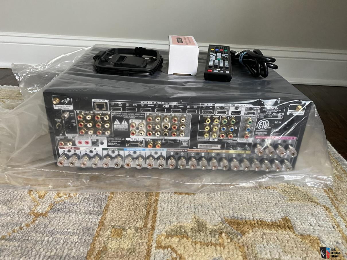 Denon AVR-X6700H refurbished and repaired with optional rack mount kit ...