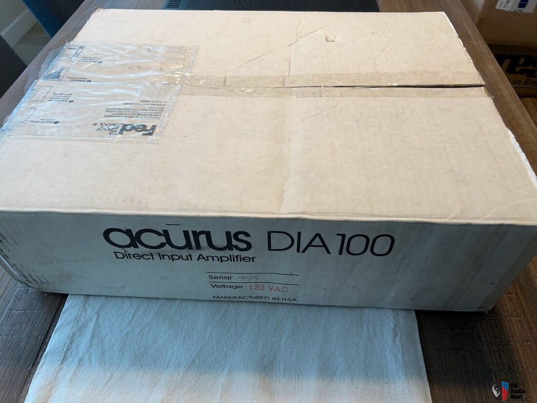 Acurus DIA100 MKII Integrated Amplifier - Serviced - Original Box Photo ...