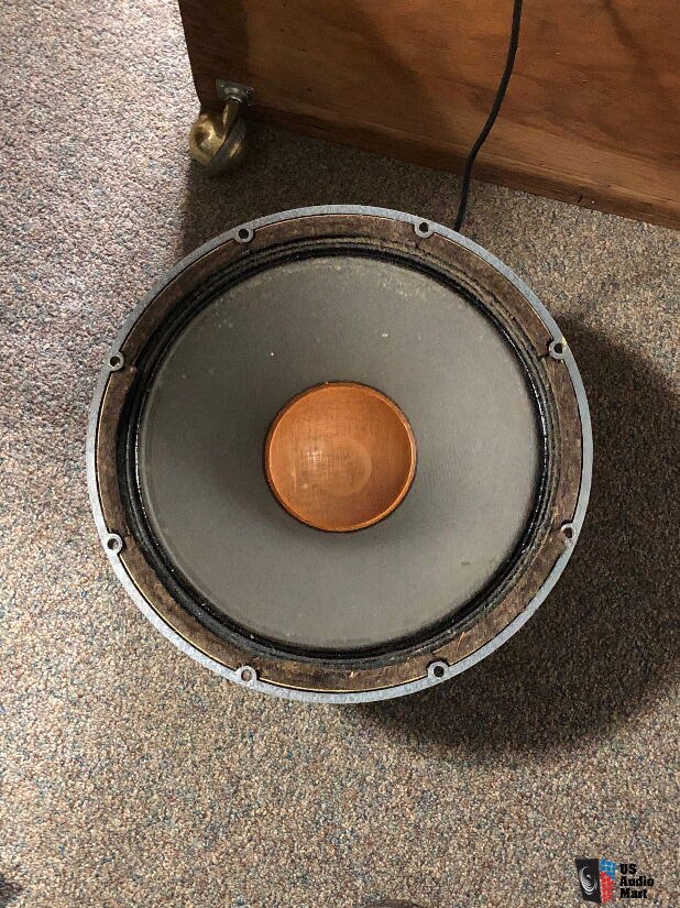 Tannoy LSU/HF/15.L Red with Tannoy crossover. 15 ohms. Orange dustcap ...