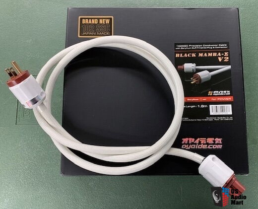 Oyaide Black Mamba-Σ V2 Power Cord 1.8/M Photo #4140659 - US Audio Mart
