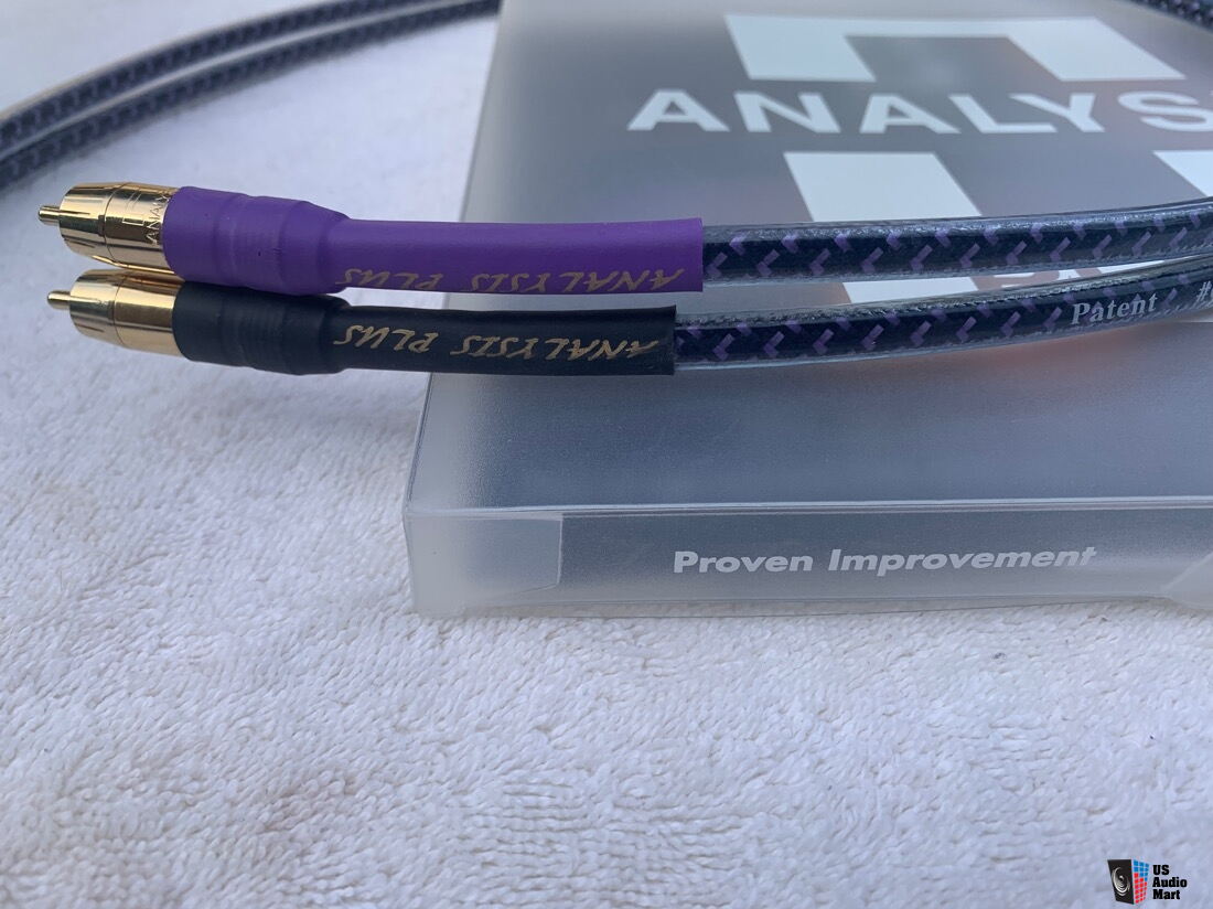 Analysis Plus - Solo Crystal Oval Interconnects (RCA 1.0M, non-locking ...