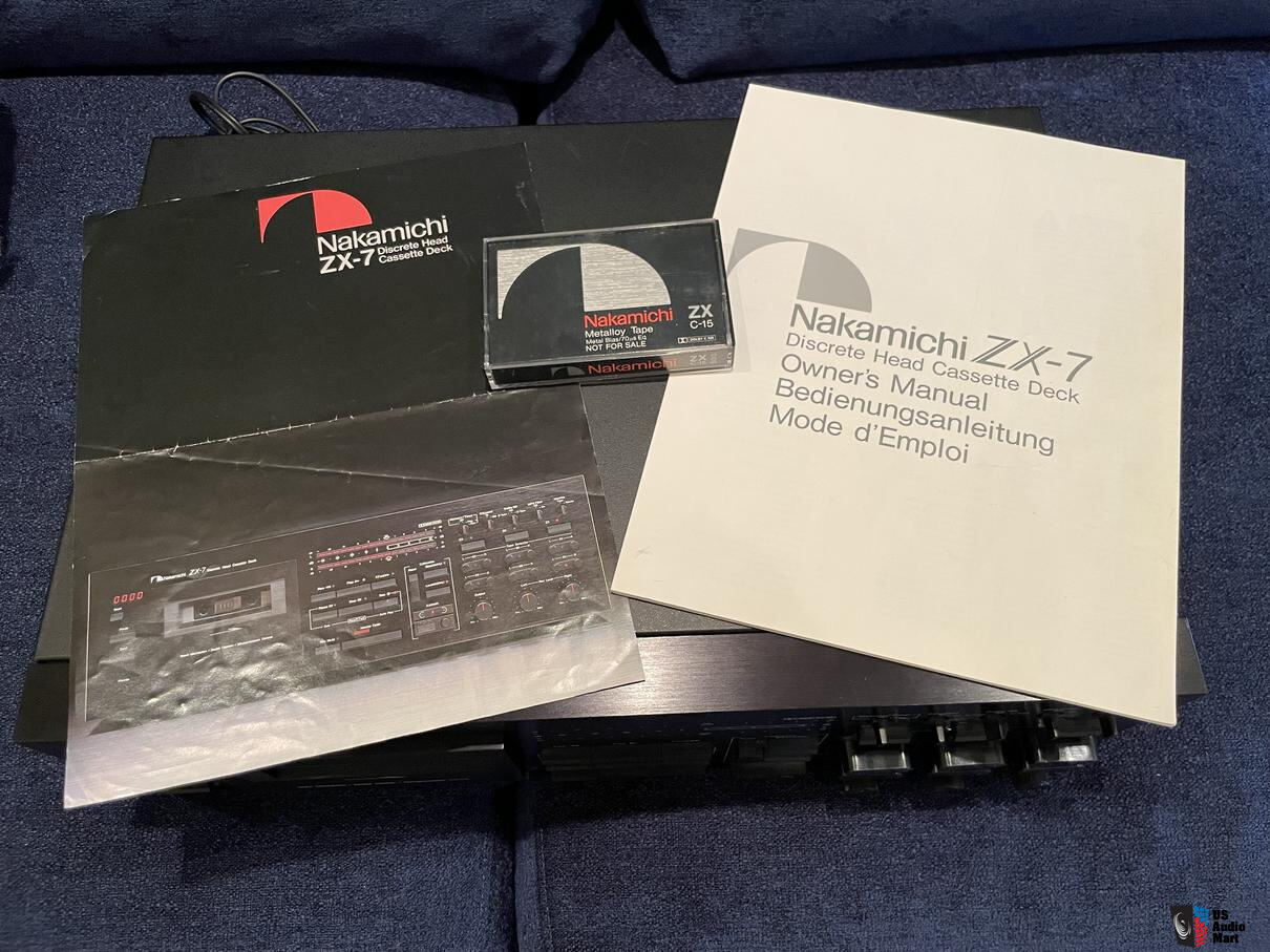 Nakamichi ZX-7 Cassette Deck Photo #4142823 - US Audio Mart