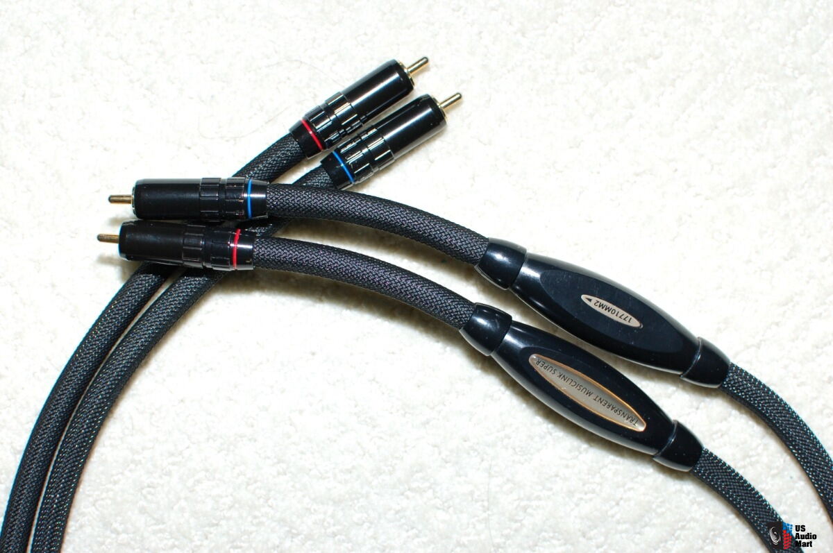 Transparent Audio Musiclink Super MM2 Technology RCA's 1M pair ...