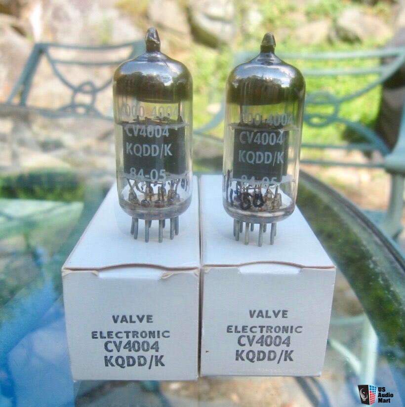 Matched Pair Mullard CV4004 12AX7 ECC83 UK Tubes - Upscale Audio's low ...