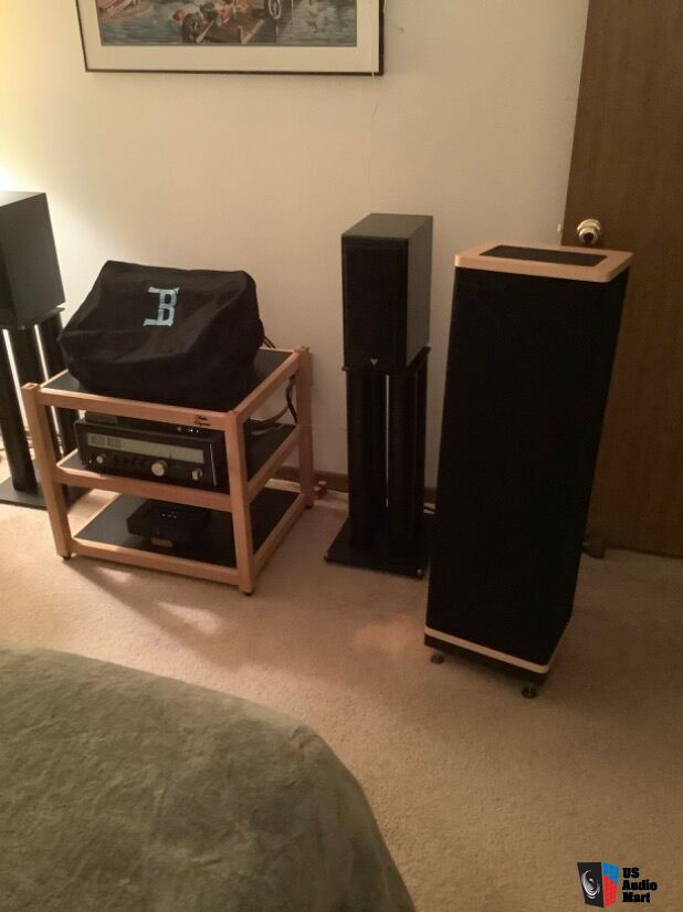 Vandersteen 1Ci Maple & Black w/ Sound Anchor Stands - Original Owner ...