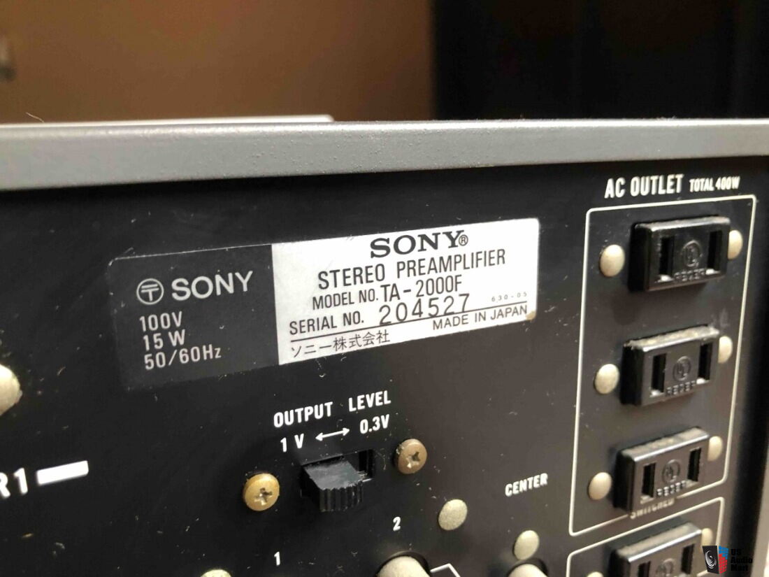 Sony TA-2000F Photo #4148884 - US Audio Mart