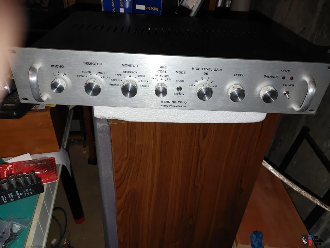 Berning TF-10 Silver face Preamplifier Stereophile fave Excellent Photo ...