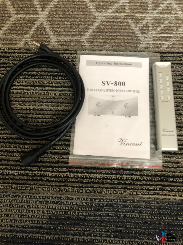 VINCENT SV-800 Premium Line Class A Stereo Hybrid Integrated Amplifier ...