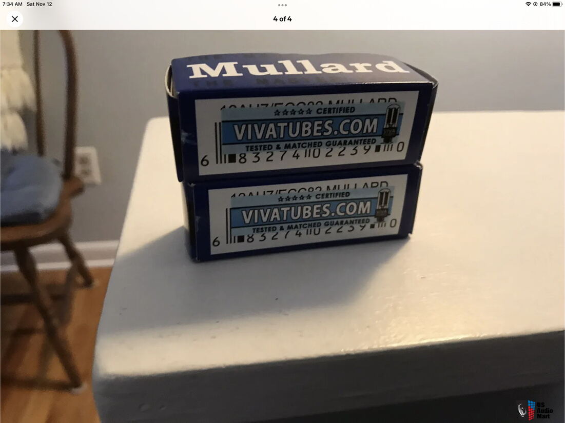 Mullard 12au7 Reissue Vacuum Tubes (pair) Photo #4150685 - UK Audio Mart