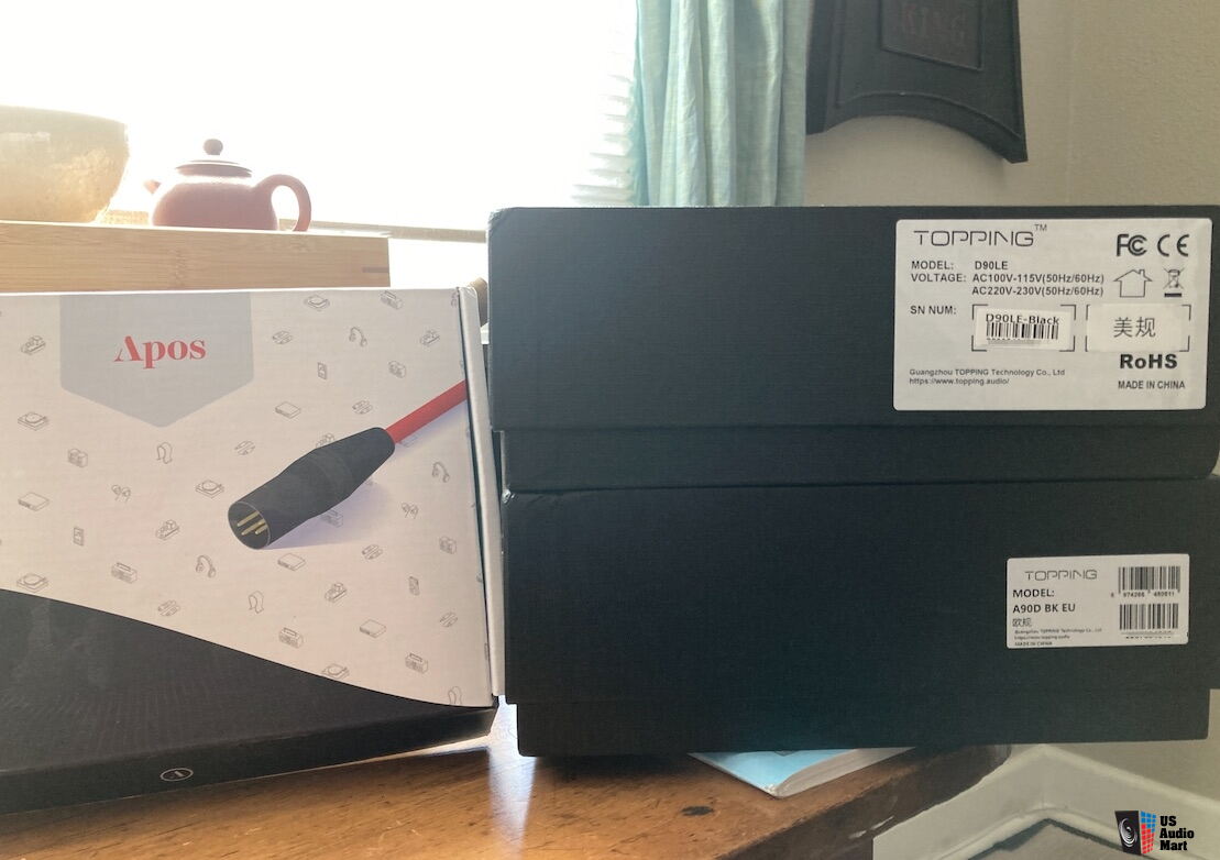 Topping D90 LE and A90 Discrete BLACK Photo #4152787 - US Audio Mart