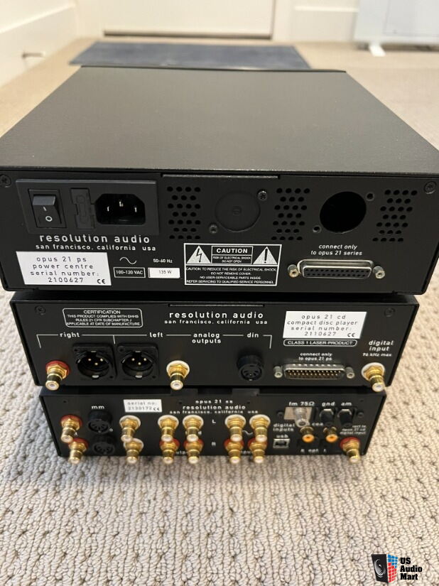 Resolution Audio Opus 21 CD Player and XS DAC Photo #4153861 - US Audio ...