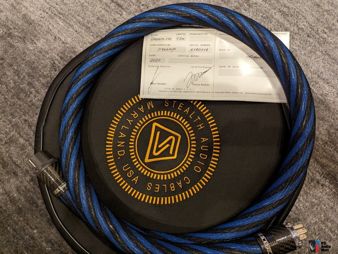 Stealth Audio Dream V10 power cord, Preamp 1.5m Photo #4155791 - US ...