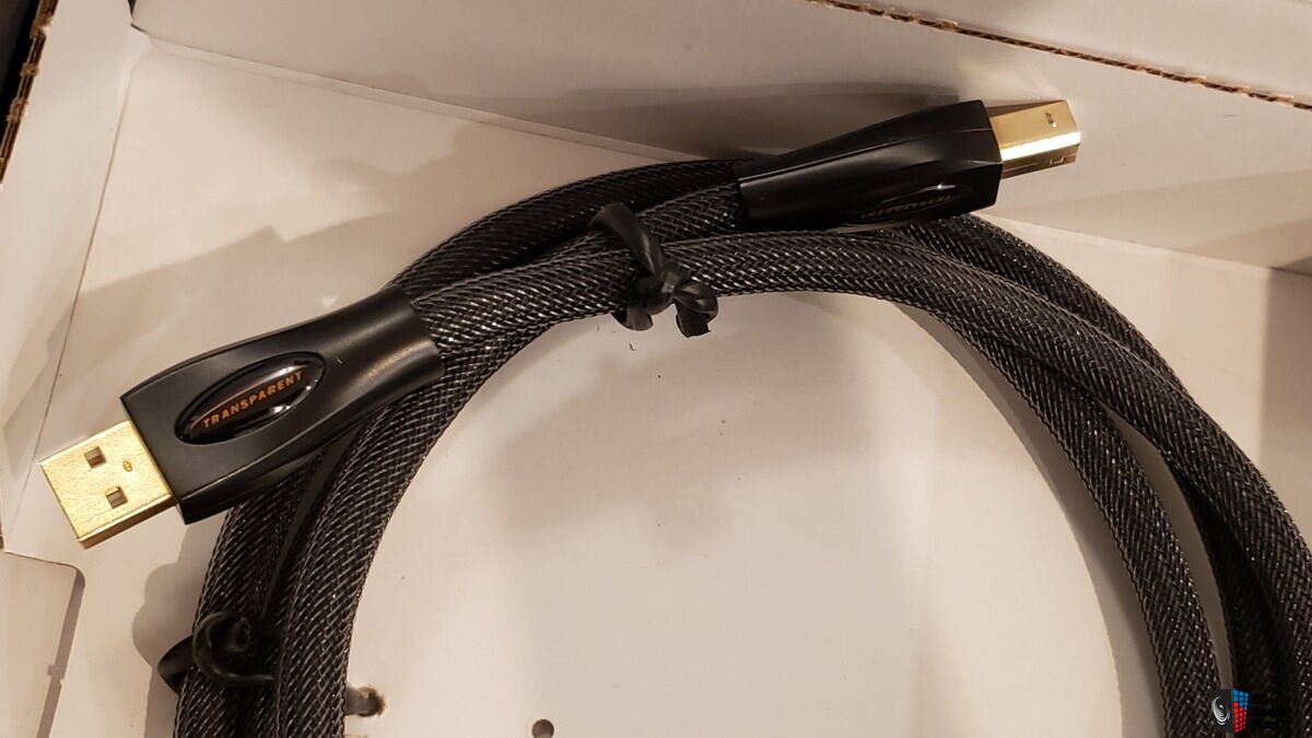 Transparent Gen 5 Premium A to B USB Cable Photo #4156059 - US Audio Mart