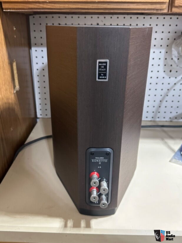Sonus Faber Sonetto II speakers in Wenge Photo #4156387 - US Audio Mart