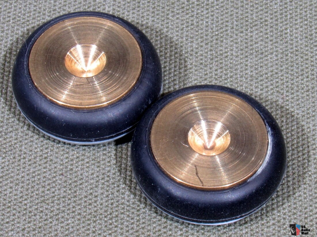 4) Herbie's Audio Lab Cone/Spike Decoupling Gliders Regular / Brass ...