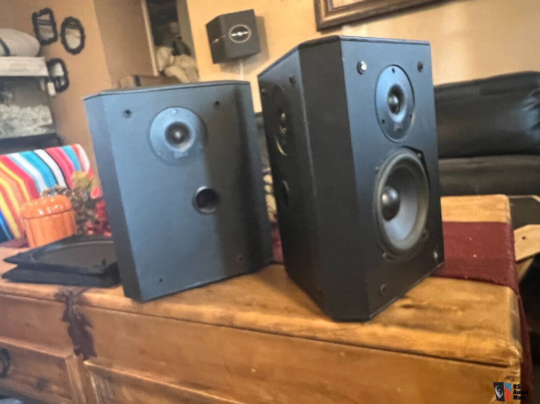 Polk Audio FX300i f/x 300i Dipole Bipole Rear Surround Speakers Pair (2 ...