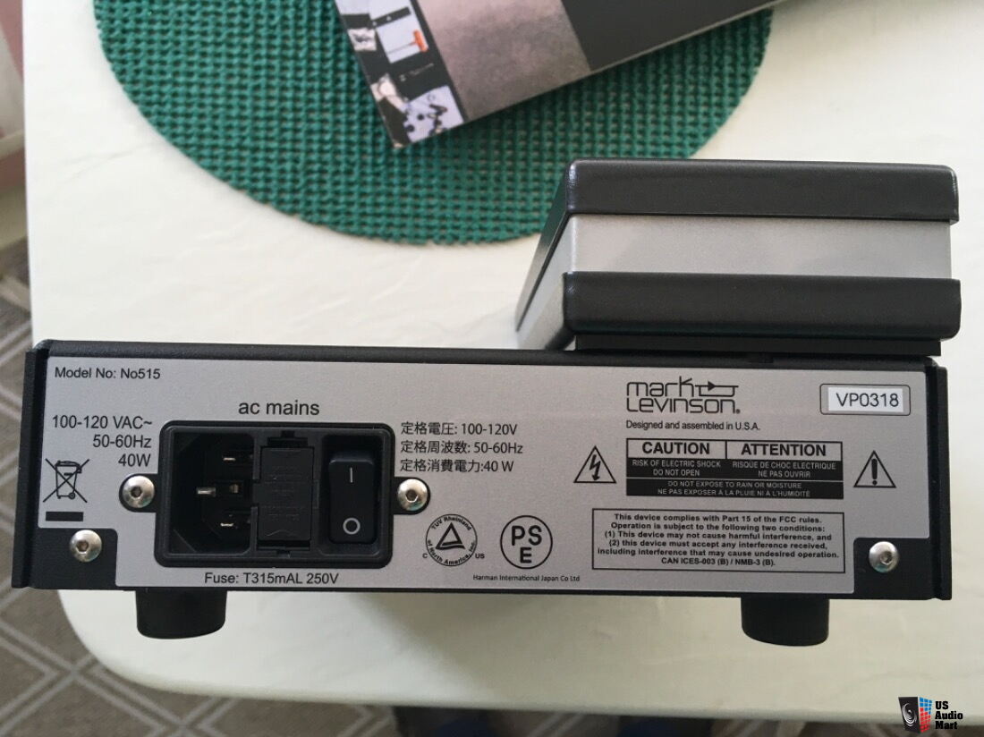 Mark levinson 515 turntable Photo #4159522 - US Audio Mart
