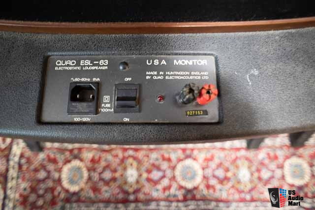 Quad ESL-63 USA Monitors with Arcici Stands Photo #4160088 - US Audio Mart