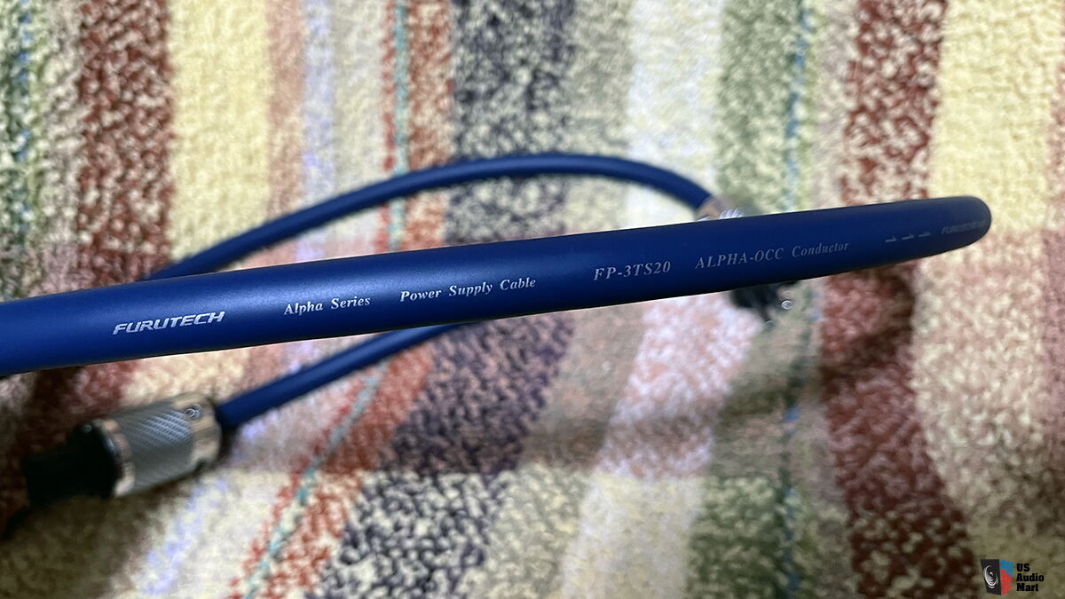 Furutech Custom Power Cable (FI-50 NCF, FP-3TS20 Wire), 1.6 Meter ...