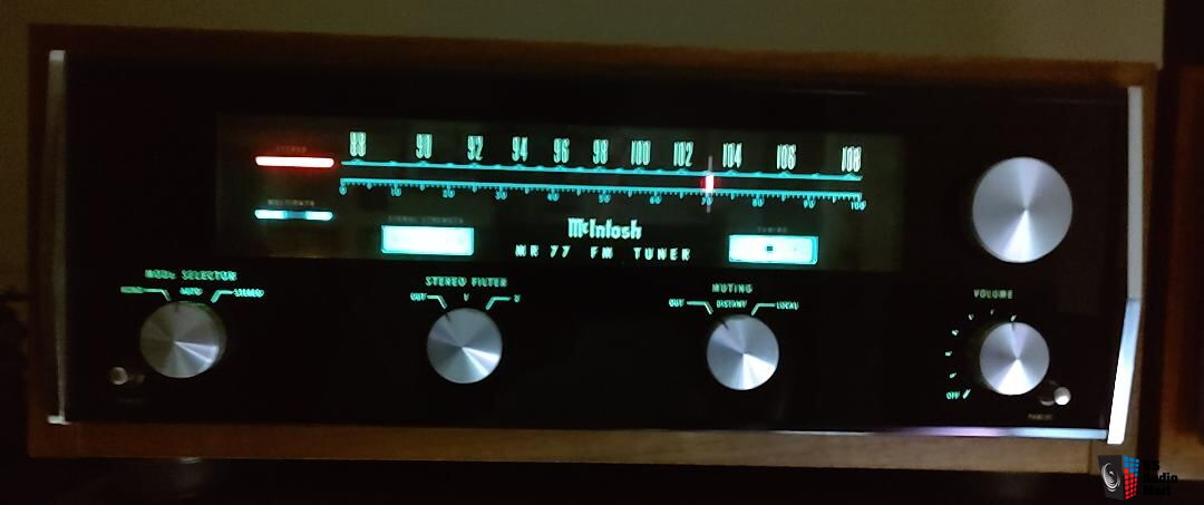 McIntosh MR77 FM Tuner & Cabinet ~ all Near MINT condition Photo ...