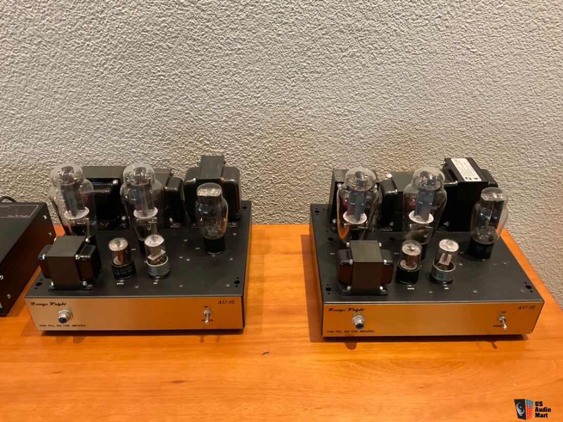 Rare George wright 2a3 AU-15 Mono amplifiers with extra tubes For Sale ...