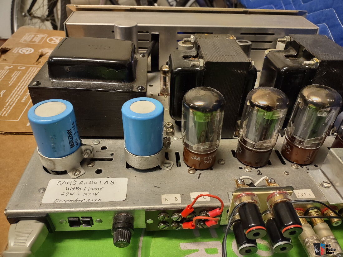 Custom Sam Kim 6L6 based ultralinear integrated amplifier with ...