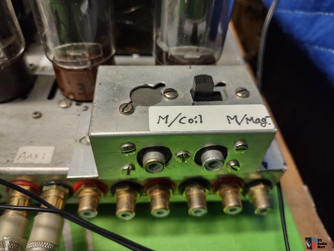 Custom Sam Kim 6L6 based ultralinear integrated amplifier with ...