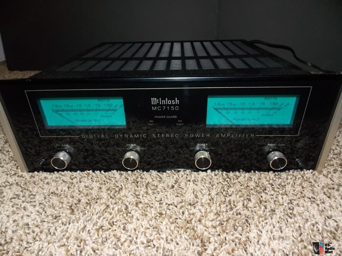 Mcintosh Model Mc 7150 Stereo Amp Amplifier 150 Watts Per Channel Photo ...
