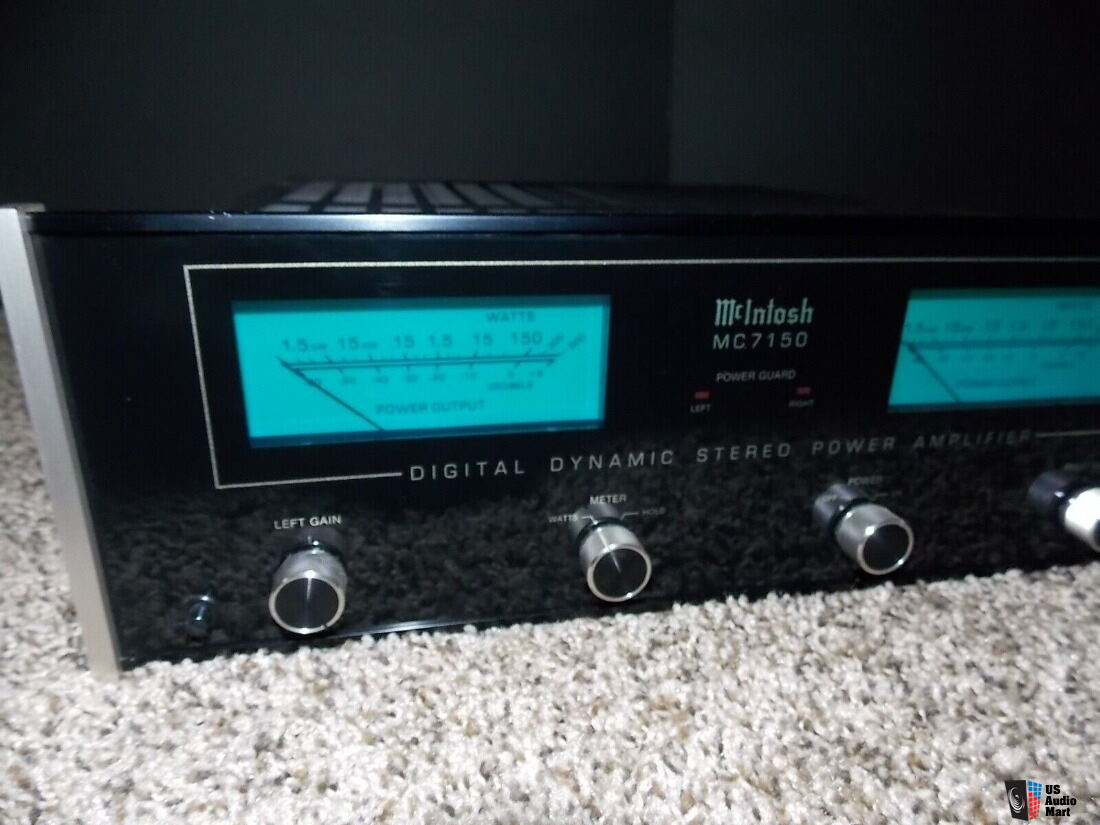 Mcintosh Model Mc 7150 Stereo Amp Amplifier 150 Watts Per Channel Photo ...