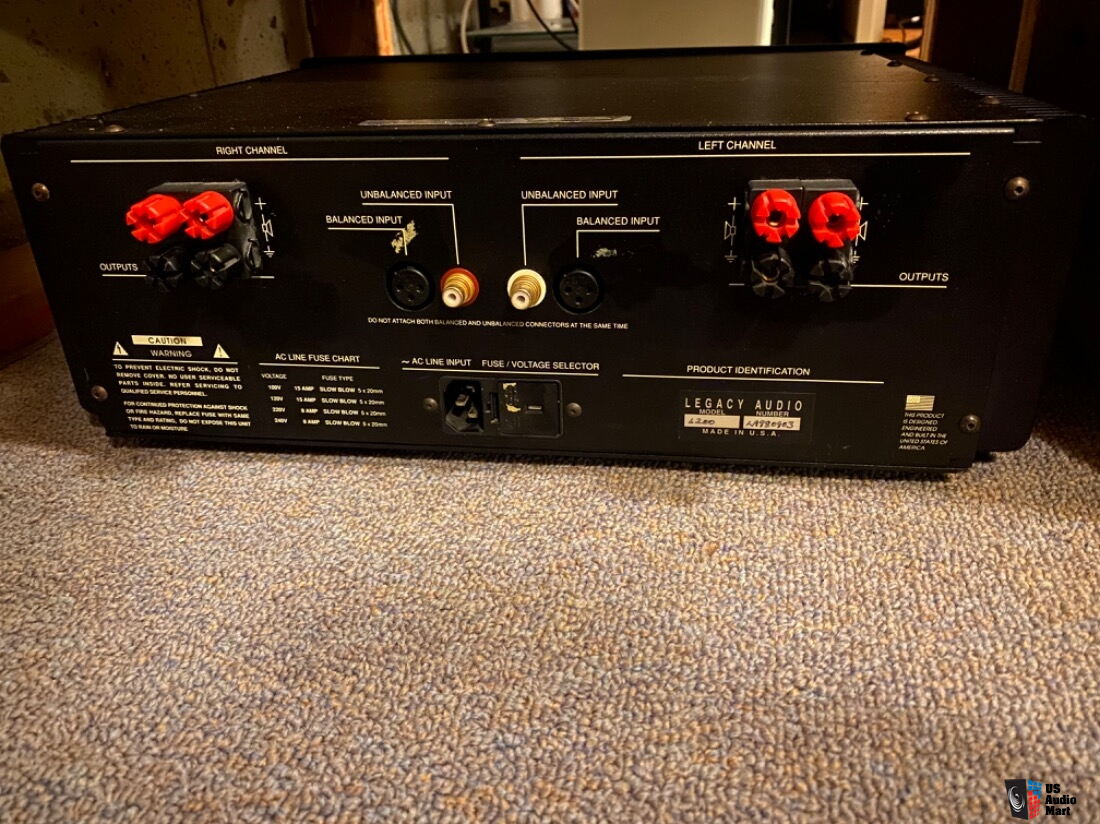 Legacy Audio "Coda" L200 Stereo Amplifier New Filter Caps Photo ...