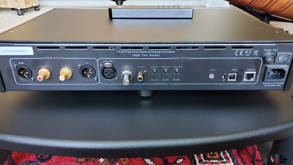 Hegel HD30 DAC w/ Volume Control and Upgraded Synergistic Research ...